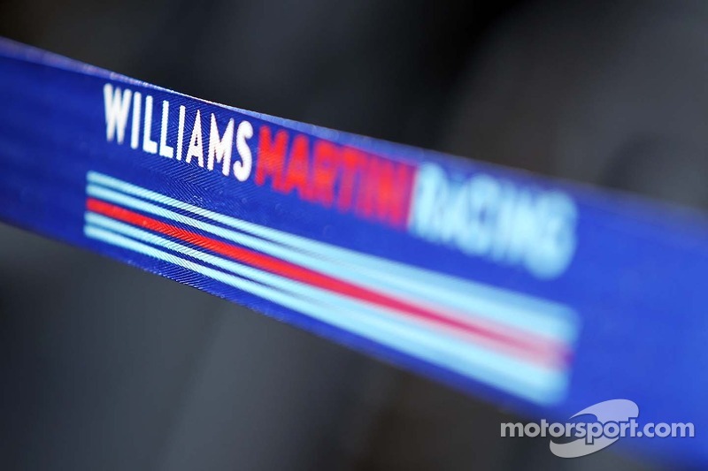 Williams Martini Racing logo. at Australian GP Williams Martini Racing logo. at Australian GP