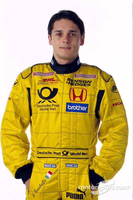 Giancarlo Fisichella at Jordan Honda EJ12 launch, Brussels airport