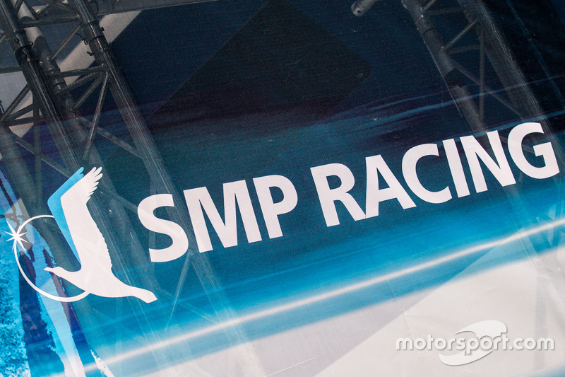 SMP Racing transporter and logo / signage at 24 Hours of Le Mans