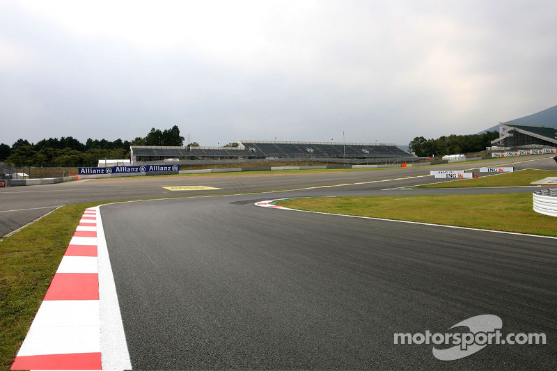 Fuji International Speedway track walk at Japanese GP