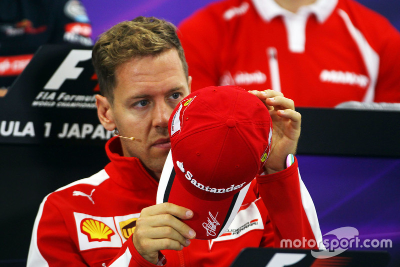 Sebastian Vettel, Ferrari at Japanese GP